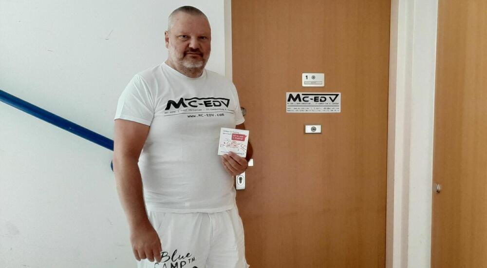 Wir begrüßen Christian Mayr - Treffpunkt Essling - Mittendrin und doch ...